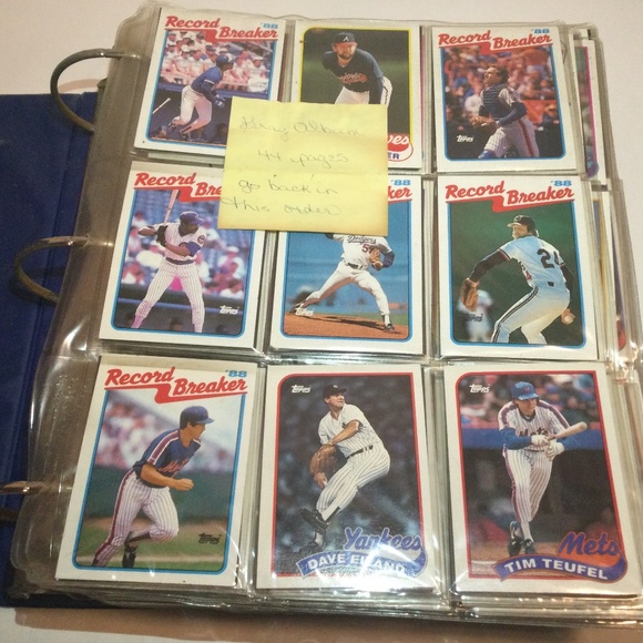 Media | Vintage Baseball Card Library Album | Poshmark